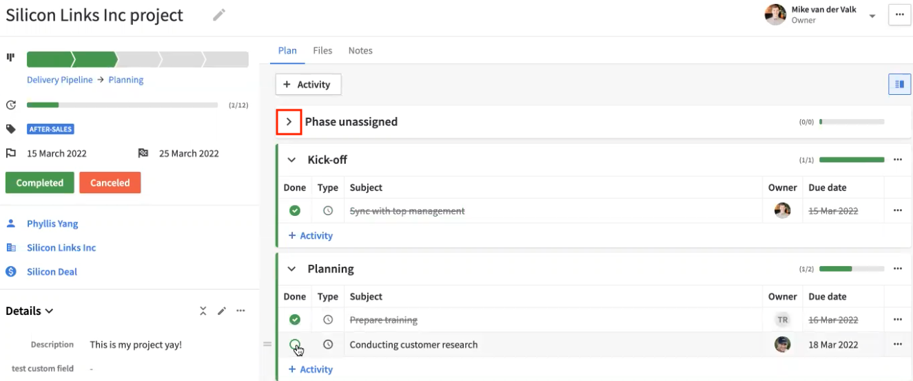 Projects by Pipedrive - Knowledge Base | Pipedrive